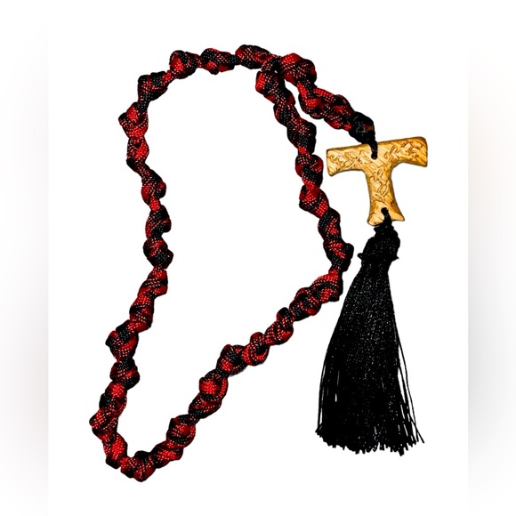 Poiesis Sophia | Other | Orthodox Prayer Rope 33 Knots In Red Black ...